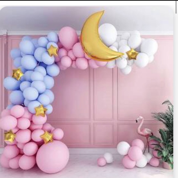 Angel Gem Co | Party Supplies | New Baby Shower Birthday Balloon Set 19 ...